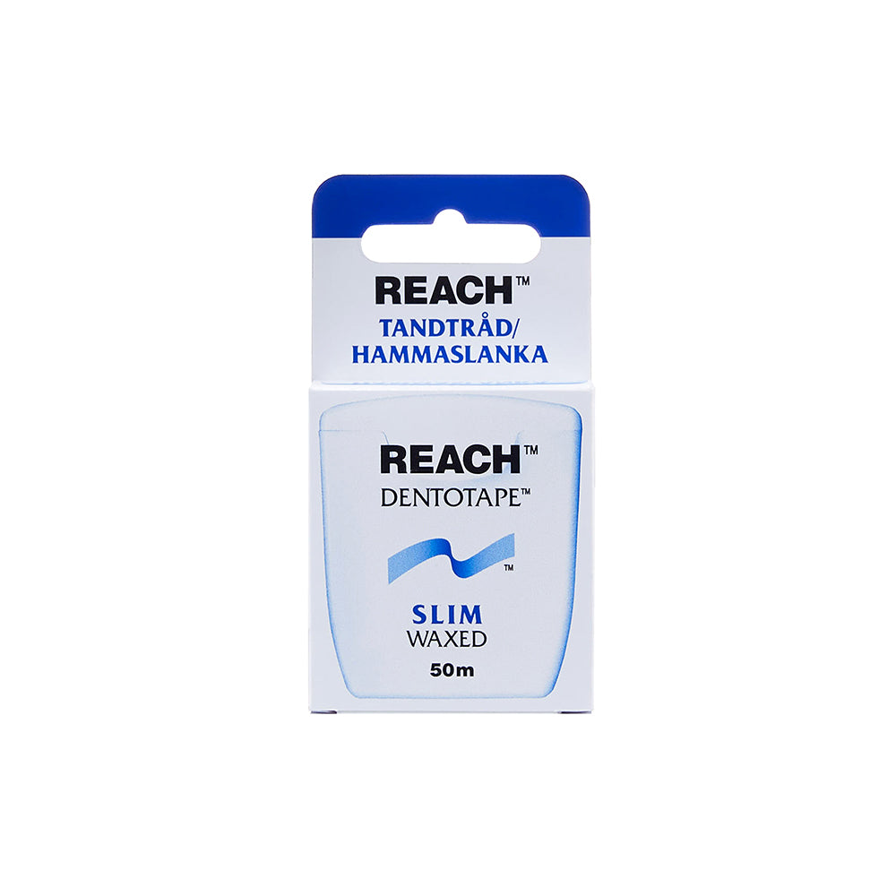 REACH Dentotape Slim Waxed Floss 50m – LGH&H