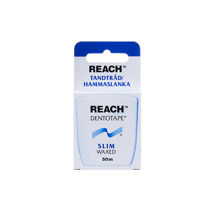 REACH Dentotape Slim Waxed Floss 50m – LGH&H