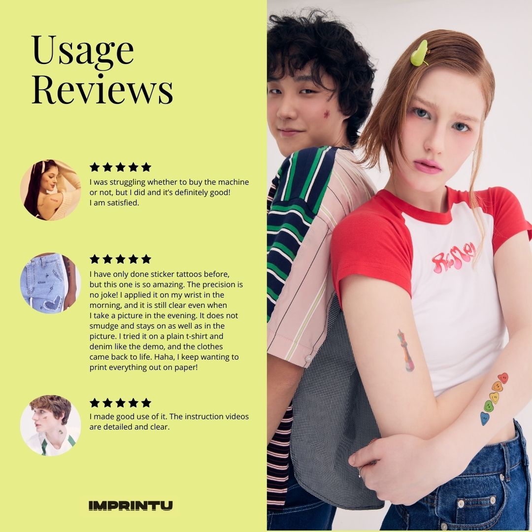 IMPRINTU Temporary Tattoo Printer set – LGH&H