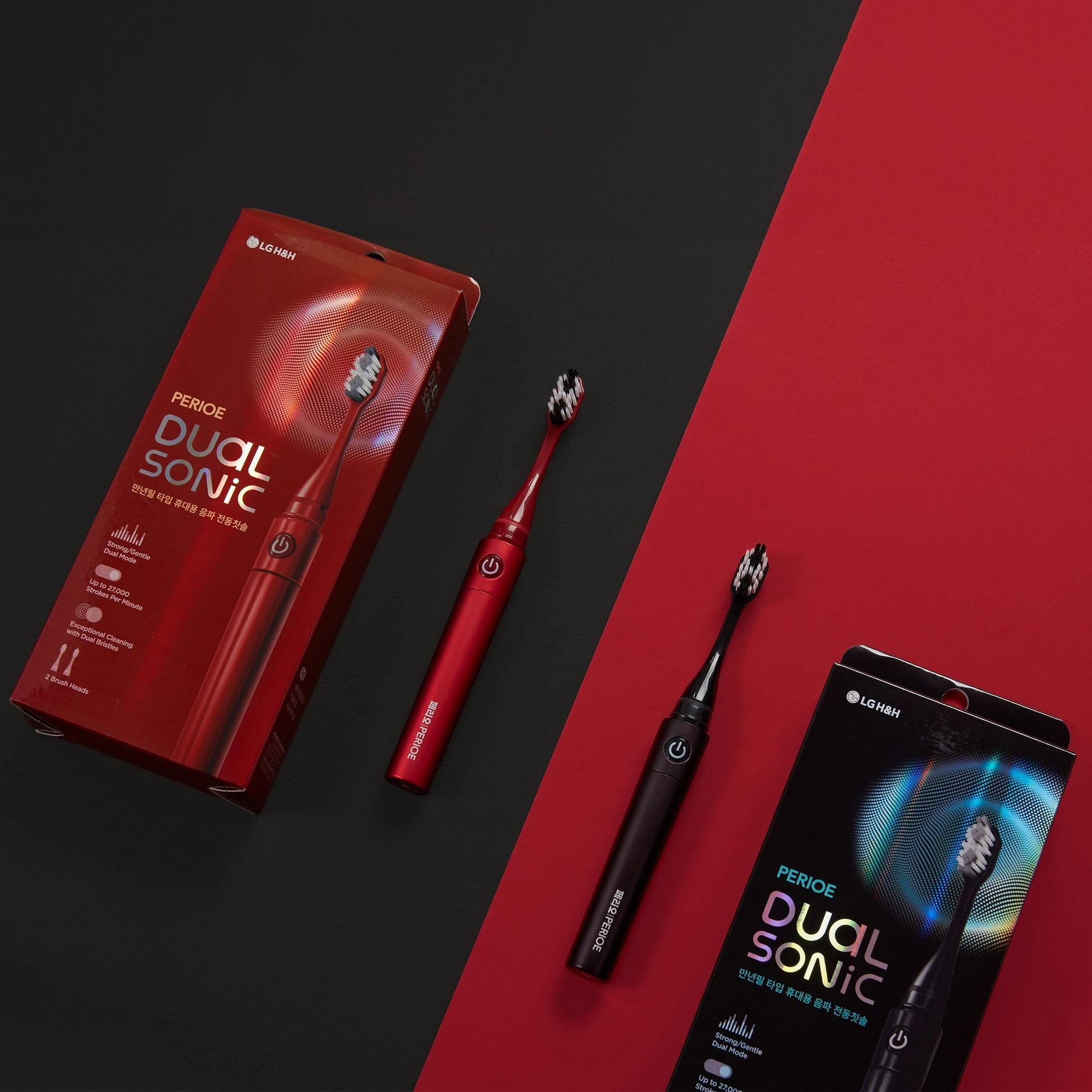 REACH Dual Sonic Electric Toothbrush-Black – LGH&H