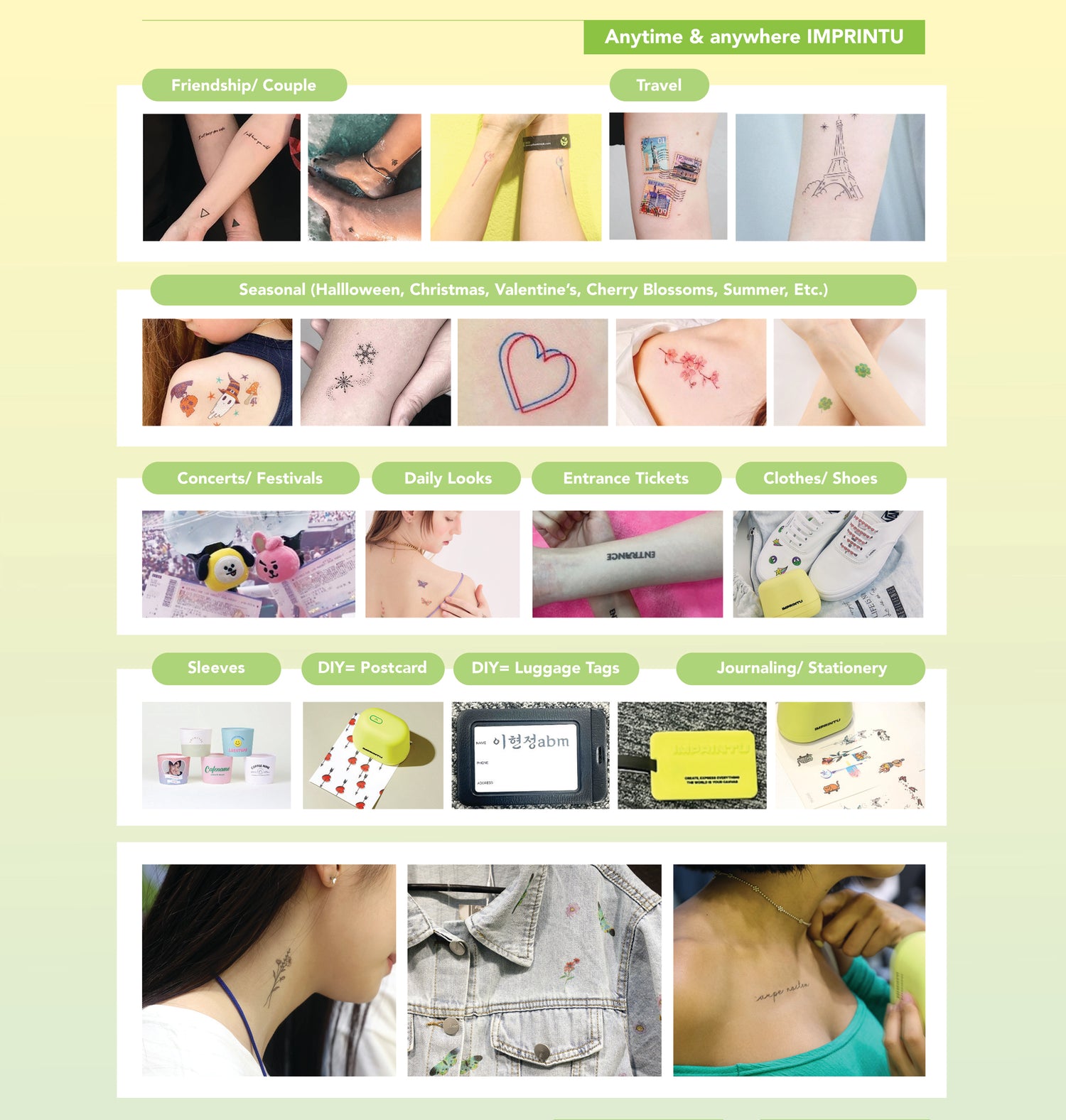 IMPRINTU Temporary Tattoo Printer set – LGH&H